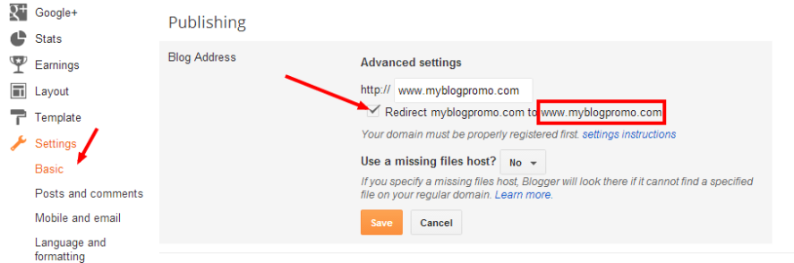 (Fixed) Blogger custom domain not working without www - Ryt Host